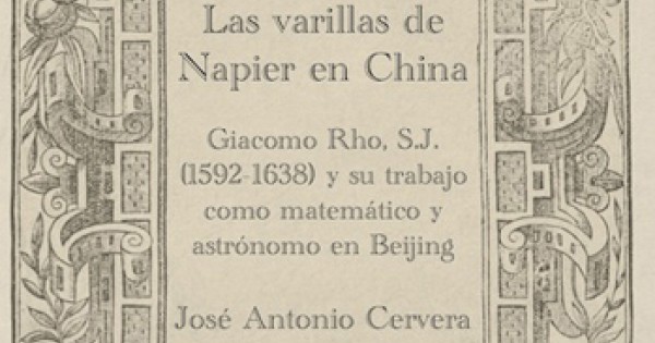 Las varillas de Napier en China